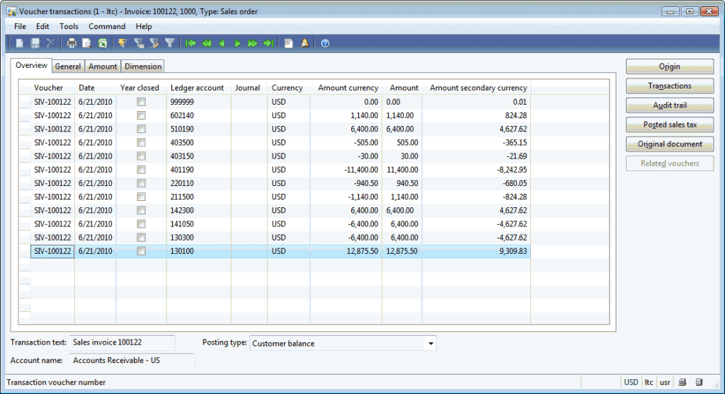 Sales order, Post an Invoice in Microsoft Dynamics AX | Dynamics AX ...