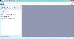 Initialization checklist | Dynamics AX Training