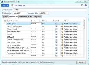 Initialization checklist | Dynamics AX Training
